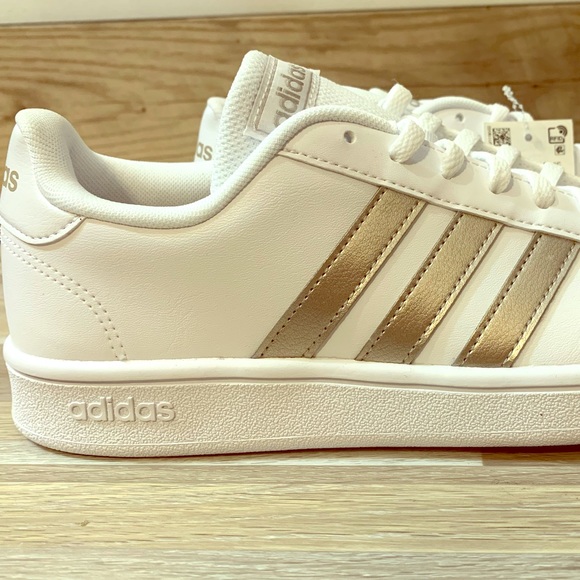adidas | Shoes | Adidas Grand Court Tennis Shoes White Leather | Poshmark